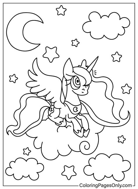 20 Princess Luna Coloring Pages Free Printable Pdf And Online Coloring