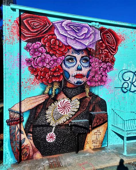 Streetart Rast Greensboro North Carolina Usa Barbara Picci