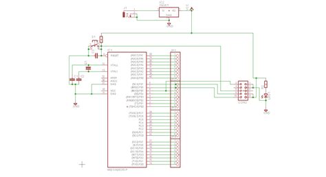 Sistem Minimum Atmega16atmega32 Design Skematik Pcb Layout