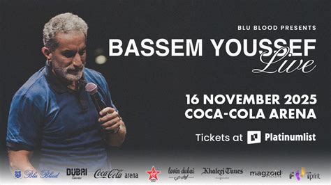 Bassem Youssef Biography Stand Up Gigs And Tour Dates 2025