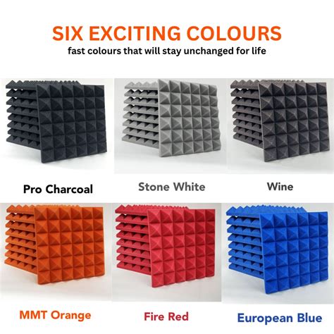 Mmt Acoustix Pyramid 2 Acoustic Foams Superior Sound Quality For