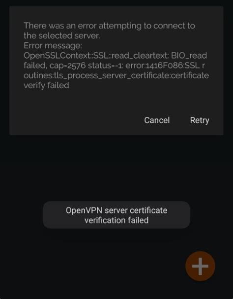 OpenVPN Server Certificate Verification Failed SoftEther VPN User Forum