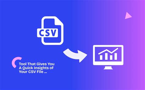 Csv Insight A Quick Data Analysis Tool