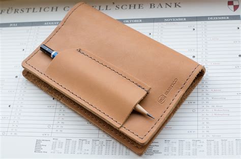 Rustico Field Leather Notebook Bleistift