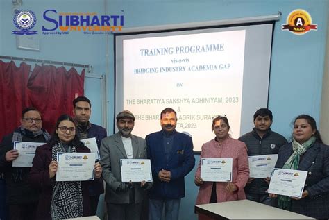 Training Cum Faculty Development Program Subharti University News