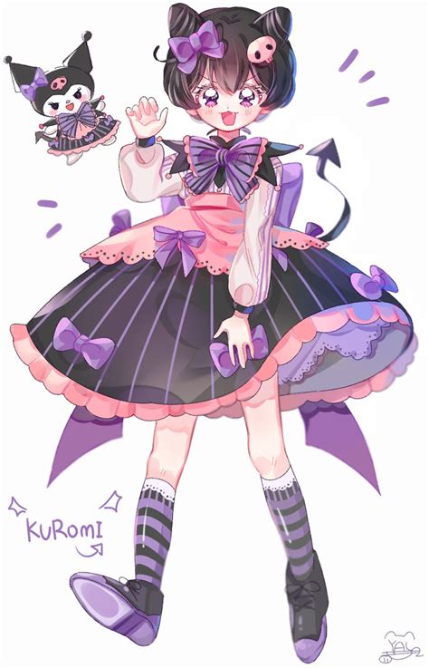 Kuromi Sanrio And More Drawn By Yalmyu Danbooru