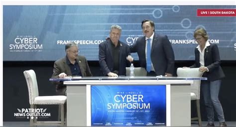 Sonny Borrelli And Mark Finchem At The Cyber Symposium With Mike Lindell