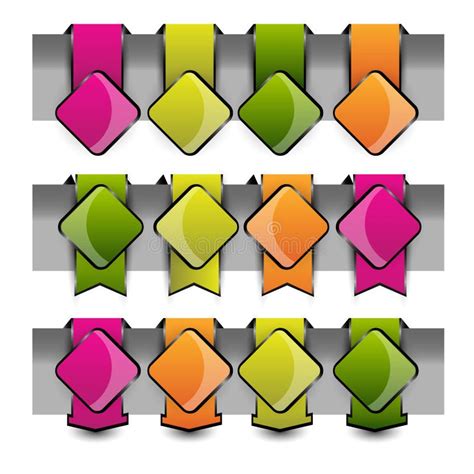 Web Design Template Navigation Elements Navigation Buttons With