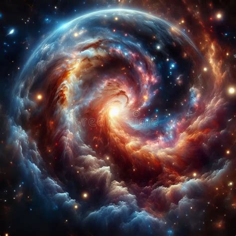 Intergalactic Space The Space Between Galaxies In The Univers Stock