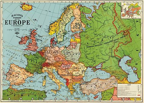 Map Of Europe Poster