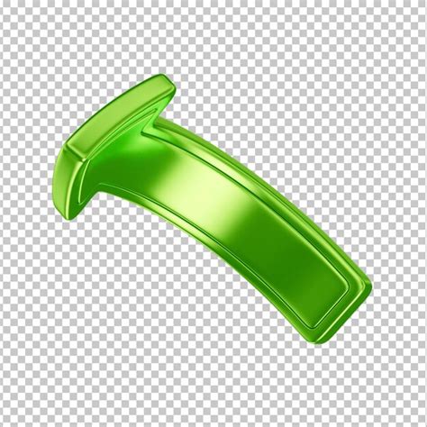 Premium Psd Arrows Looping In Circle Green Refresh Icon Isolated On