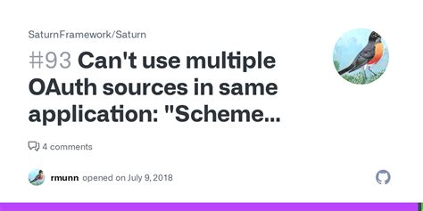 Cant Use Multiple Oauth Sources In Same Application Scheme Already