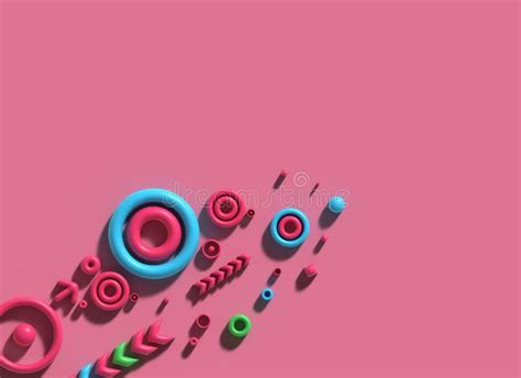 3d Rendering Abstract Background With Waves Creative Architectural Concept Stock Illustration