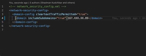 Network Error When Making Api Call In React Native Android While
