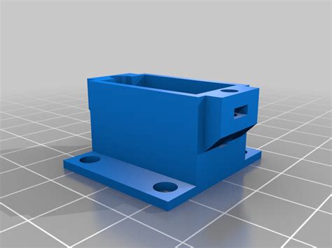 Free Stl File Fs90 Servo Motor Holder・object To Download And To 3d Print・cults