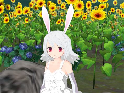 Mmd Cute Pink And White Bunny Ears By Amiamy111 On Deviantart