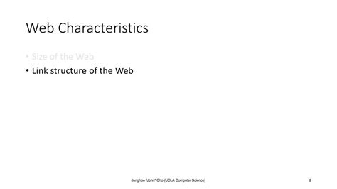 CS246: Web Characteristics - ppt download
