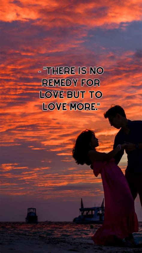 Love Is The Emblem Of Eternity It Confounds All Notion Of Time