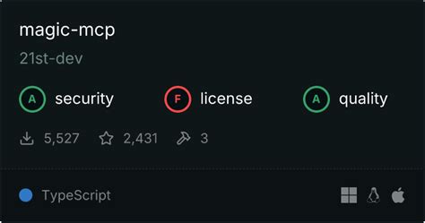 Score Magic Component Platform MCP Glama