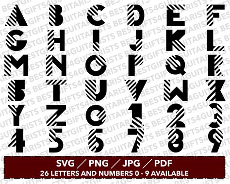Diagonal Line Font SVG Diagonal Line Letters Diagonal Line Etsy
