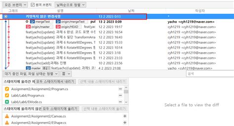 sourcetree 사용 중 충돌 해결법 · don t panic