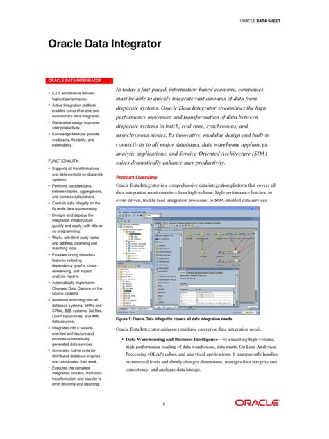 oracle data integrator data sheet docshare tips