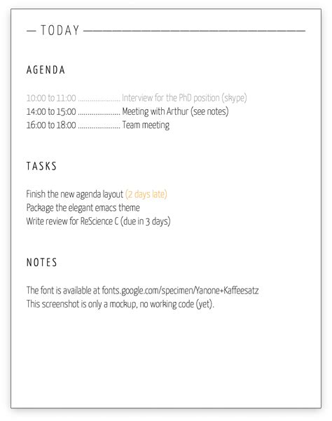one day in one frame mockup r emacs