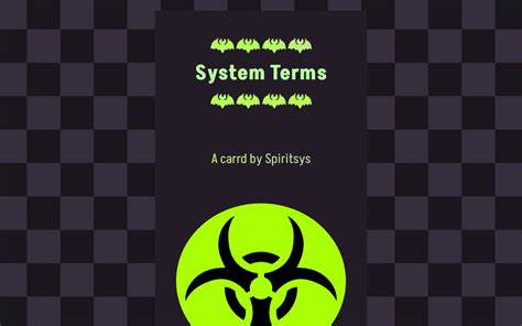 System Terms