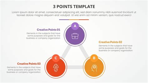Premium Vector 3 Points Stage Template Infographic Concept For Slide