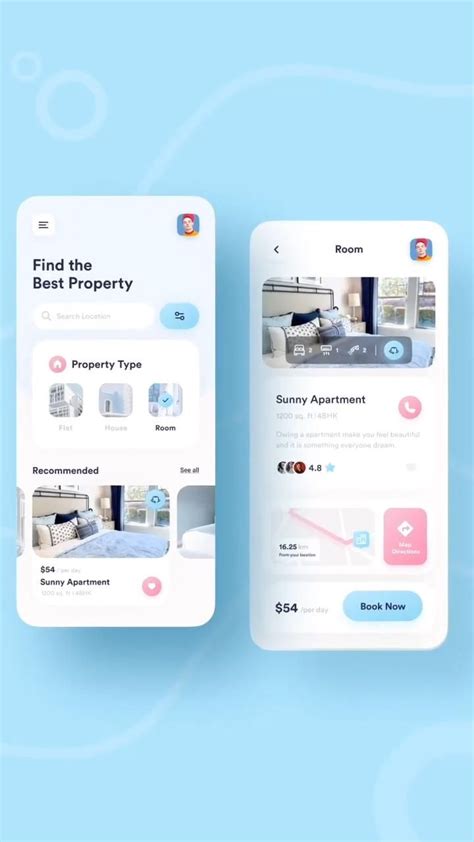 creative and modern ui design jannat design ux design mobile ui