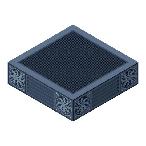 Premium Vector Isometric Server Server Racks Server Boxes Isolated Network Server Room