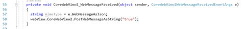 question about accessing window chrome webview postmessage from angular