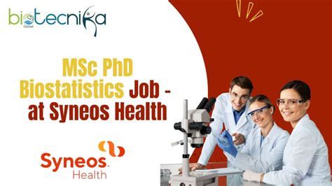 Msc Phd Biostatistics Job At Syneos Health