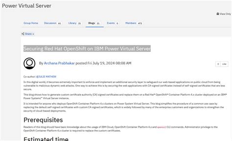 Paul Chapman On Linkedin Cloudsecurity Openshift Ibmcloud Redhat