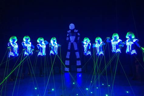 LED Laser Robot Hoverboard Dance In Asia Twister Dance Academy