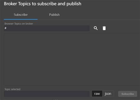 mqtt broker topic to subscribe problem · issue 435 · frangoteam fuxa