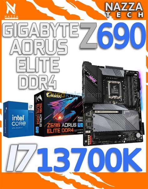 Kit Intel Core I7 13700k Gigabyte Z690 Aorus Elite Ddr4 Batna Algérie