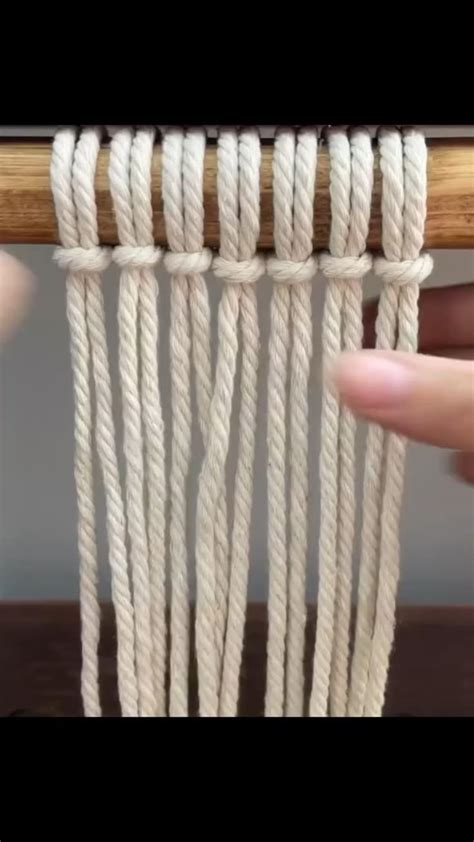 Easy Macramè Node Diy Macrame Knopen Doe Het Zelf Knutselen Macrame