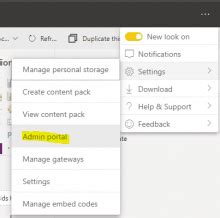 Publish To Web Power BI Error Contact Your Admin To Enable Embed Code Creation Solved