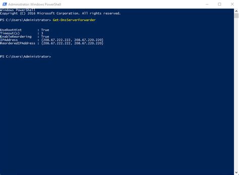 Configure Dns Forwarders With Powershell Windows Server Core 2016