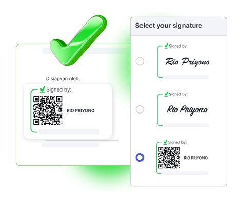 Qr Code Signature For Documents Secure And Verified