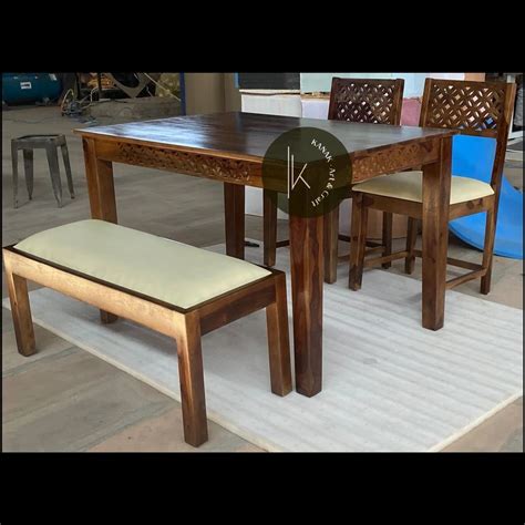4 Seater Wooden Dining Table Set At ₹ 20000set In Jodhpur Id