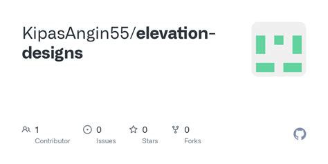 github kipasangin55 elevation designs