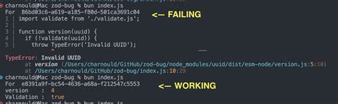 Randomuuid Returns Invalid And Not V4 Uuid In Bun Thus Failing Zod