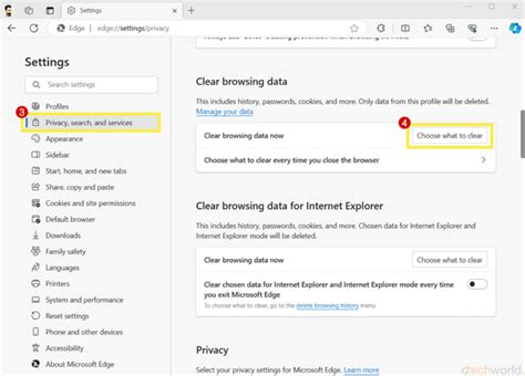 How To Enable Auto Delete Browsing History In Microsoft Edge Otechworld