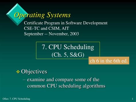 PPT Operating Systems PowerPoint Presentation Free Download ID 2736128