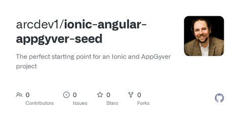 Github Arcdev Ionic Angular Appgyver Seed The Perfect Starting Point For An Ionic And