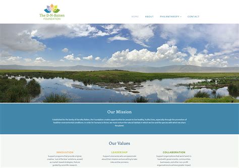 Dn Batten Foundation Website Design And Development Albano Design