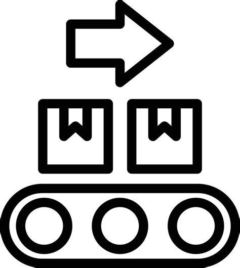 Production Line Icon 14698820 Vector Art At Vecteezy