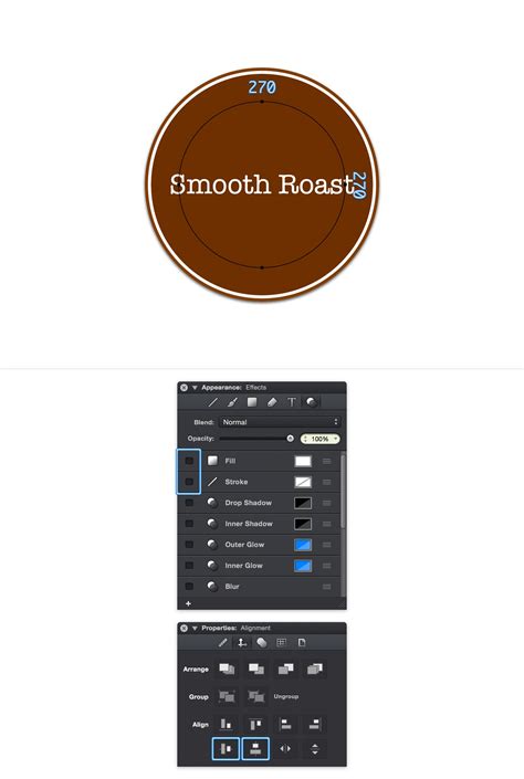 Graphic Design A Logo With Curved Text